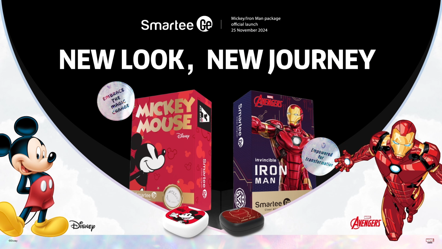 Smartee Launches Disney-Themed Clear Aligners Featuring Mickey and Iron ...